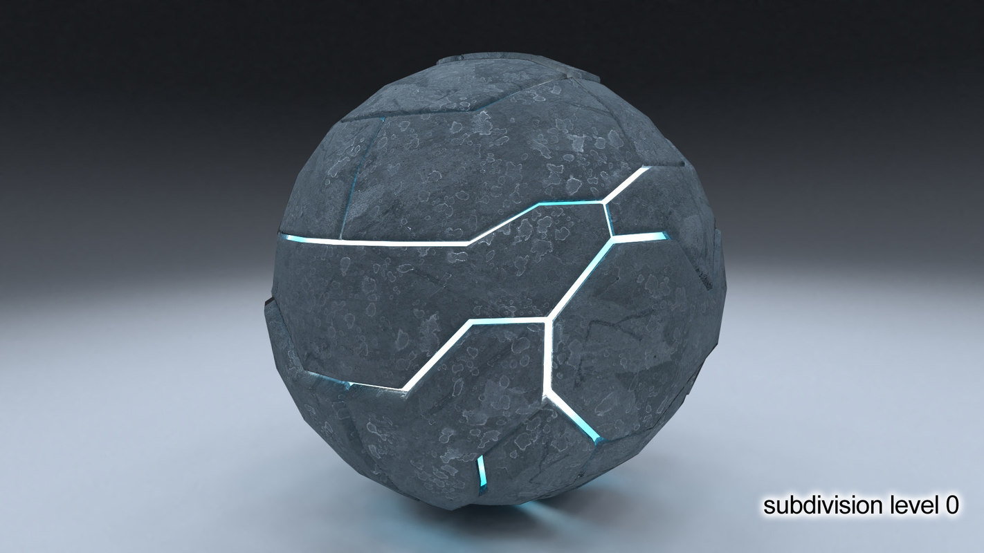 techno sphere 3d model
