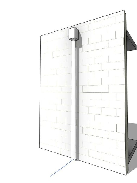 Building Revit Family Rainwater Downpipe Rain