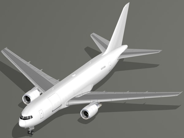 Freighter aircraft boeing 767-200f 3D model - TurboSquid 1238713