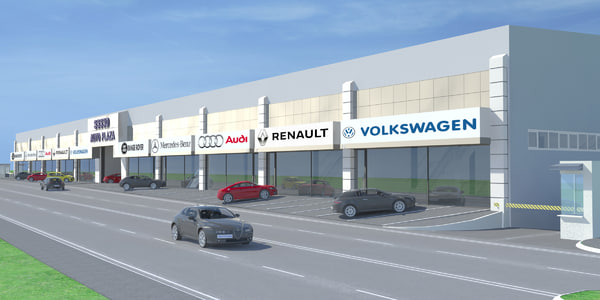 Car Dealership 3D Models for Download | TurboSquid