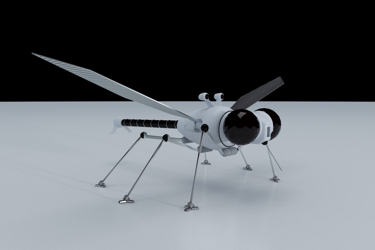 modelo 3d Robot libélula - TurboSquid 1222726