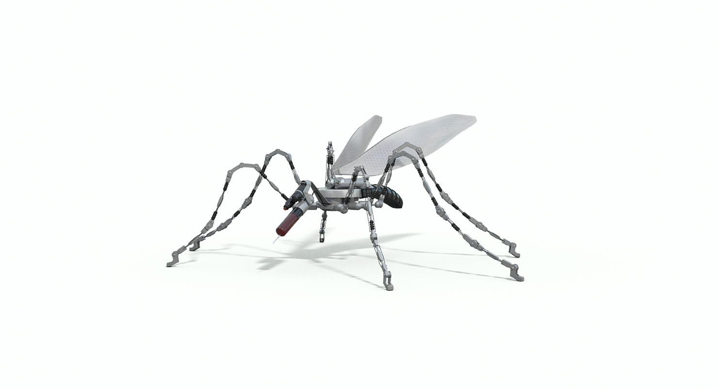 3D sci-fi mosquito robot concept - TurboSquid 1256203