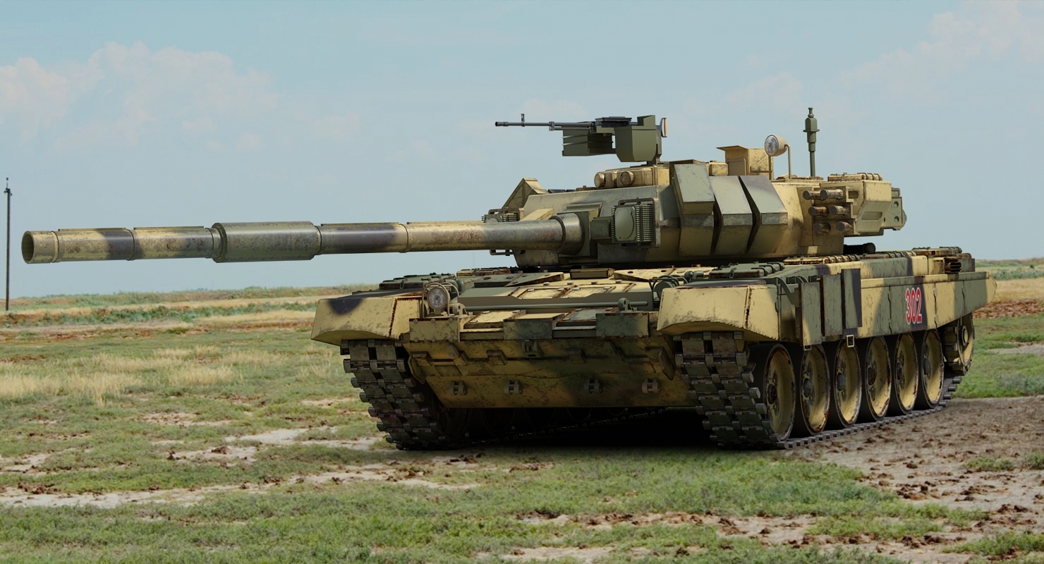 3d russian battle tank