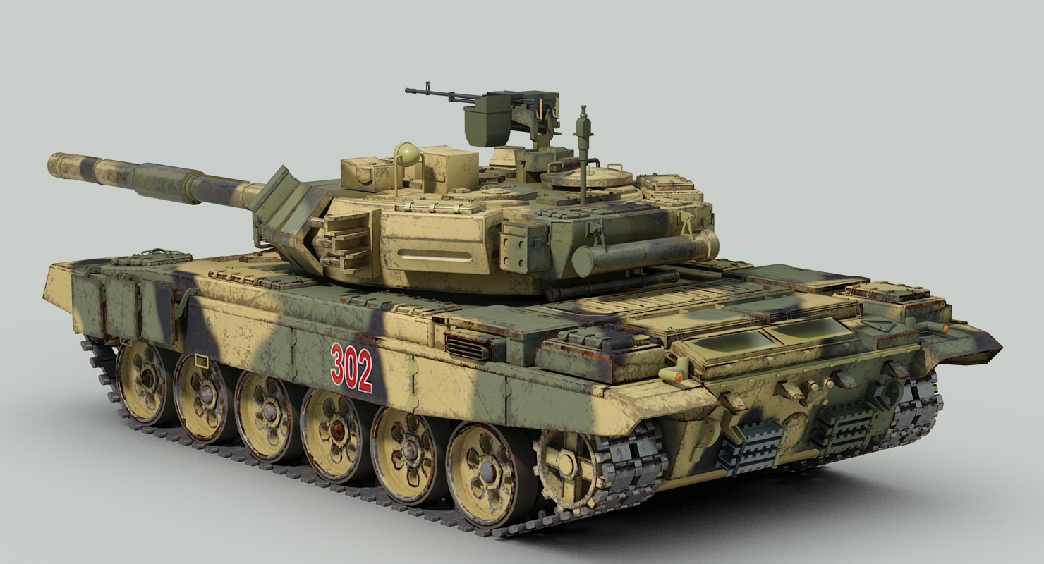 3d russian battle tank