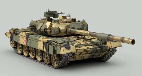 3D модель T90 Tank Camo - TurboSquid 617510