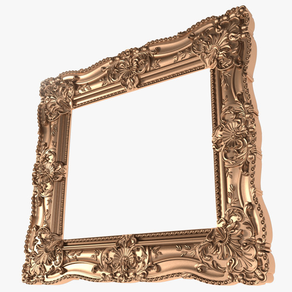 3d model mirror frame stl cnc