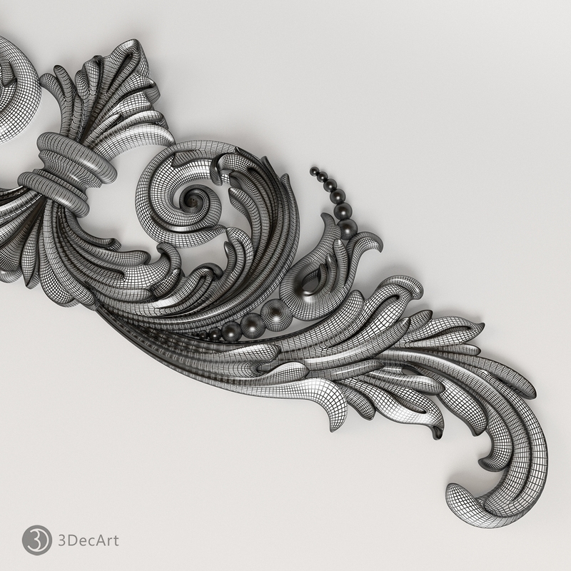 3ds max carved scroll cnc