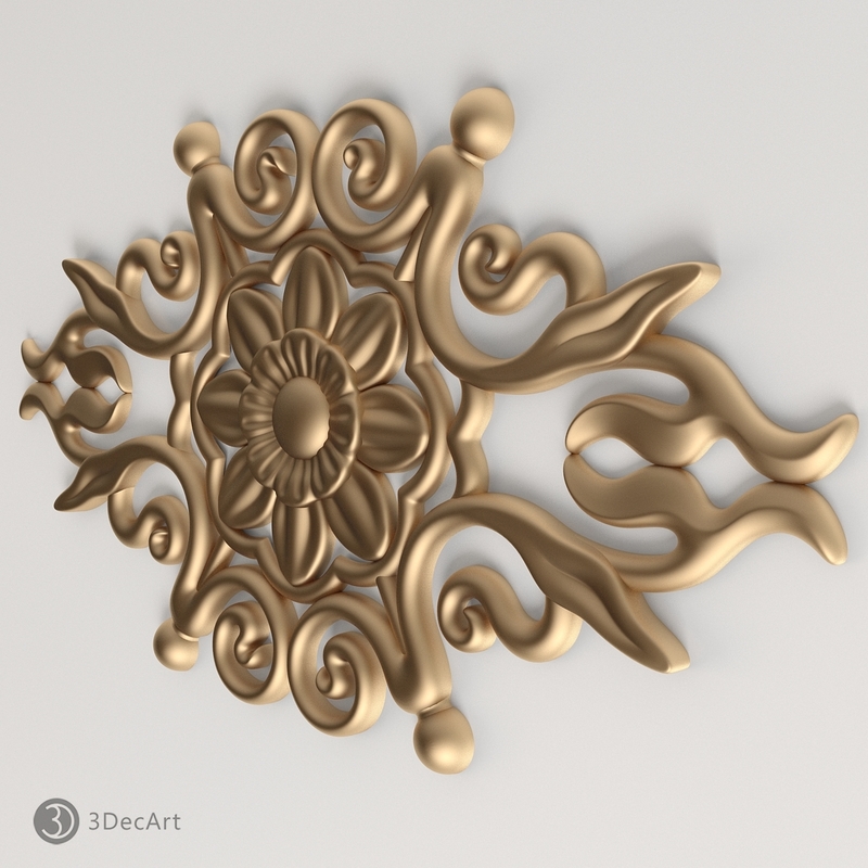 3d cast decor model