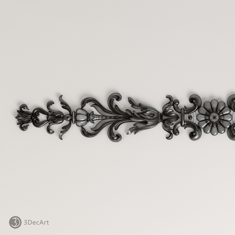 obj carved scroll cnc