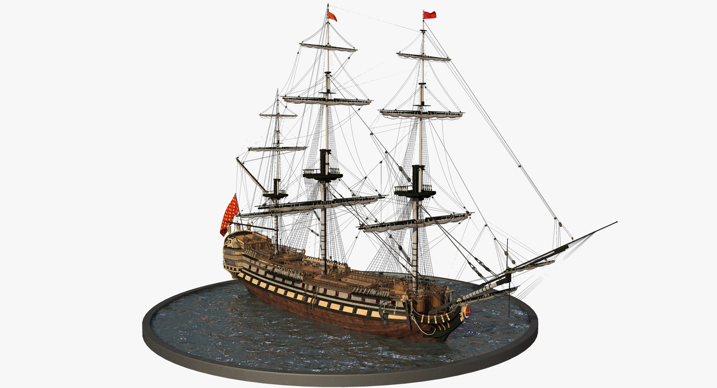 3D galleon realistic prop - TurboSquid 1272944