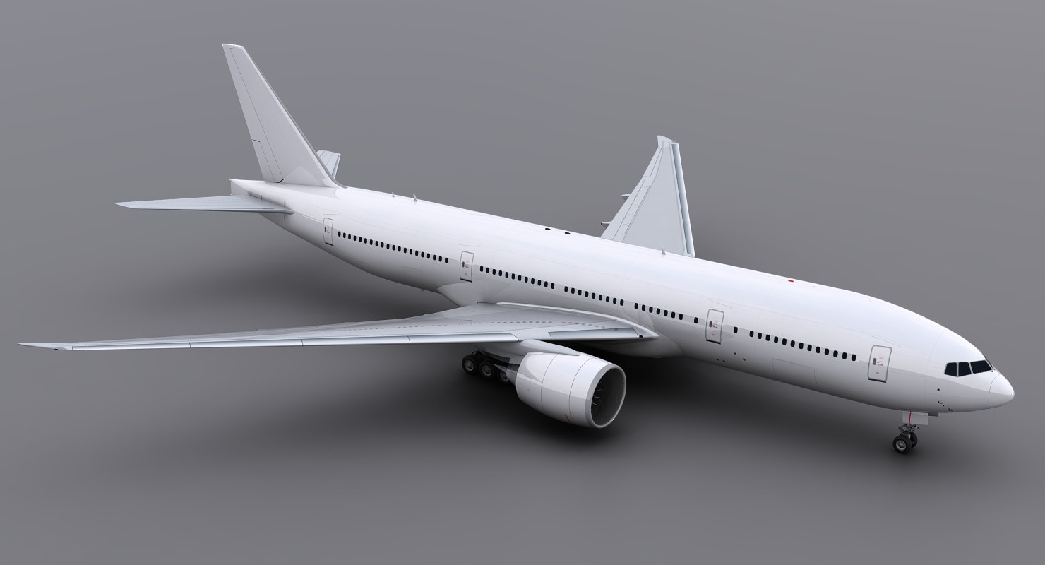 3D model 777-200 aircraft generic - TurboSquid 1248259