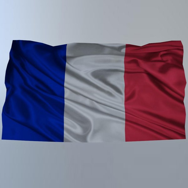 3D french flag model - TurboSquid 1239781