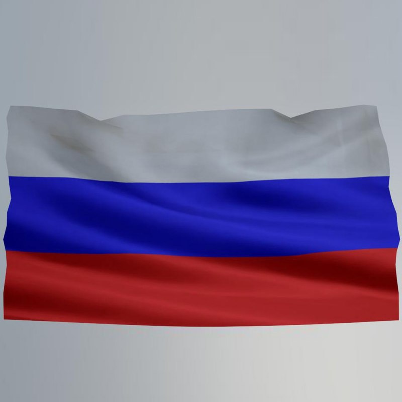 3D flag russia model - TurboSquid 1239740