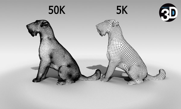 3d model dog