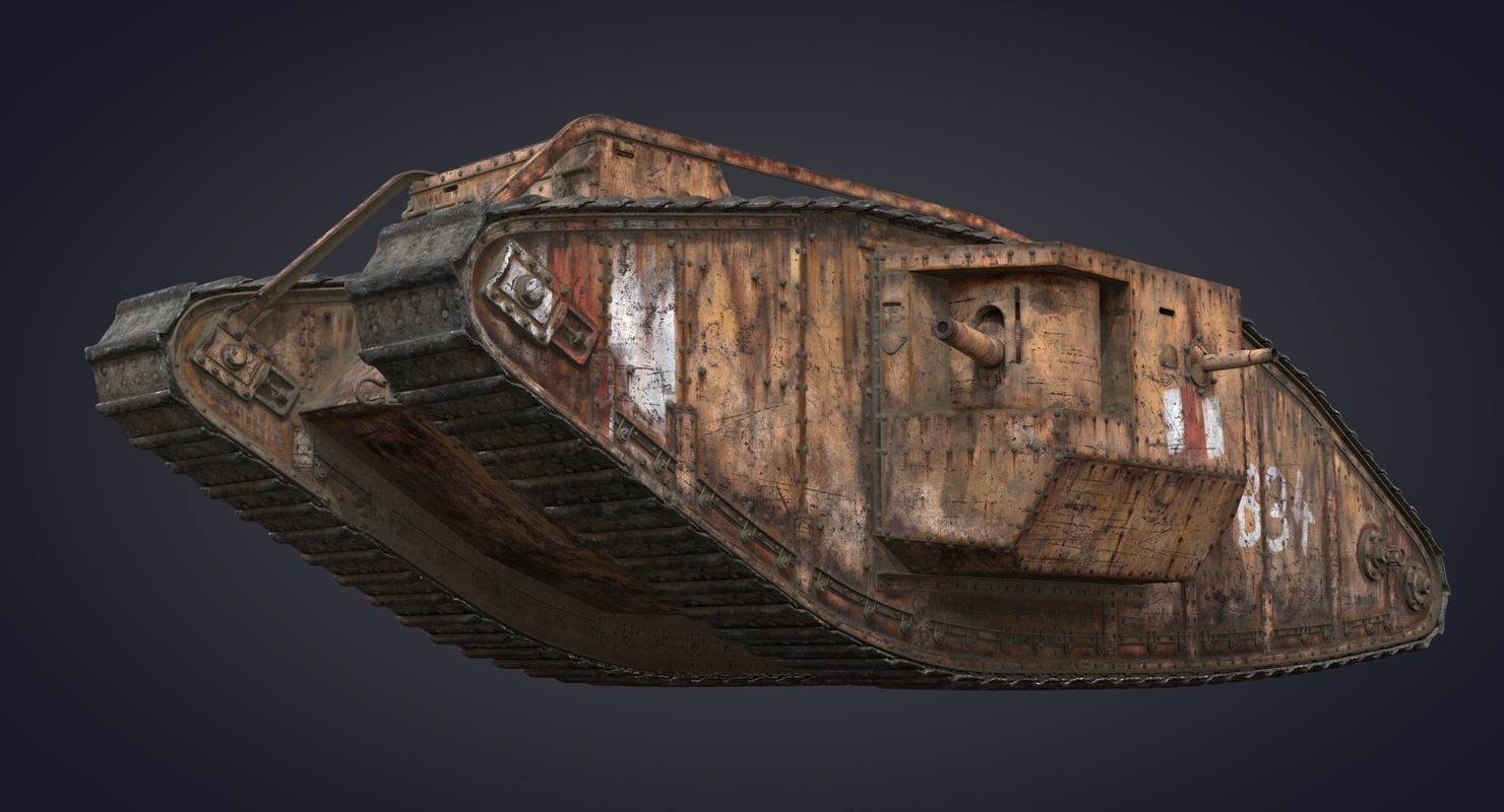 Mark iv wwi tank model - TurboSquid 1182836