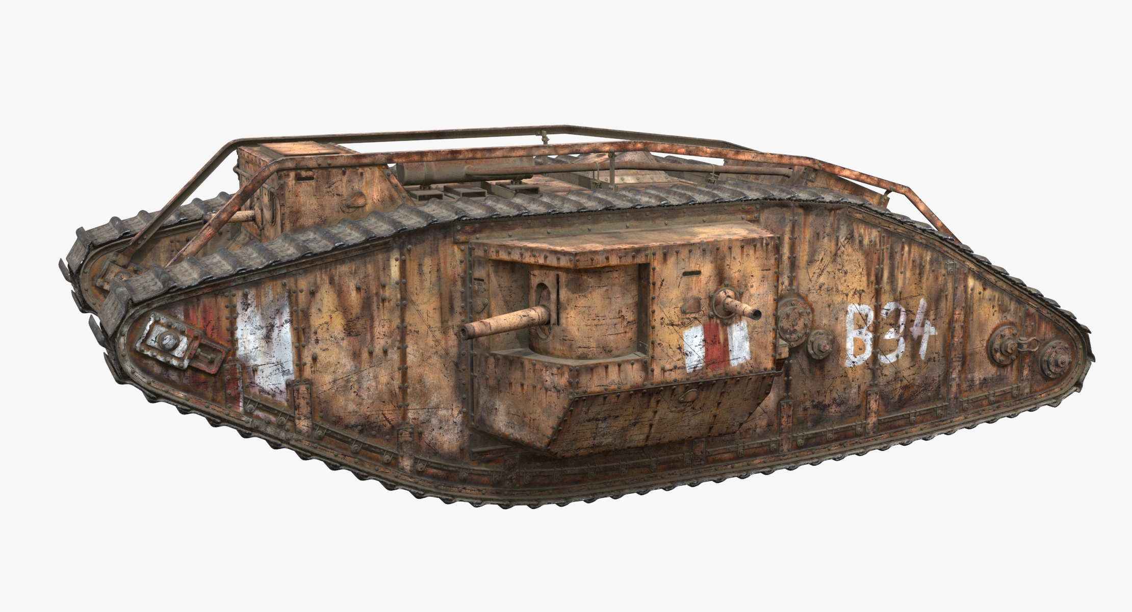 Mark iv wwi tank model - TurboSquid 1182836