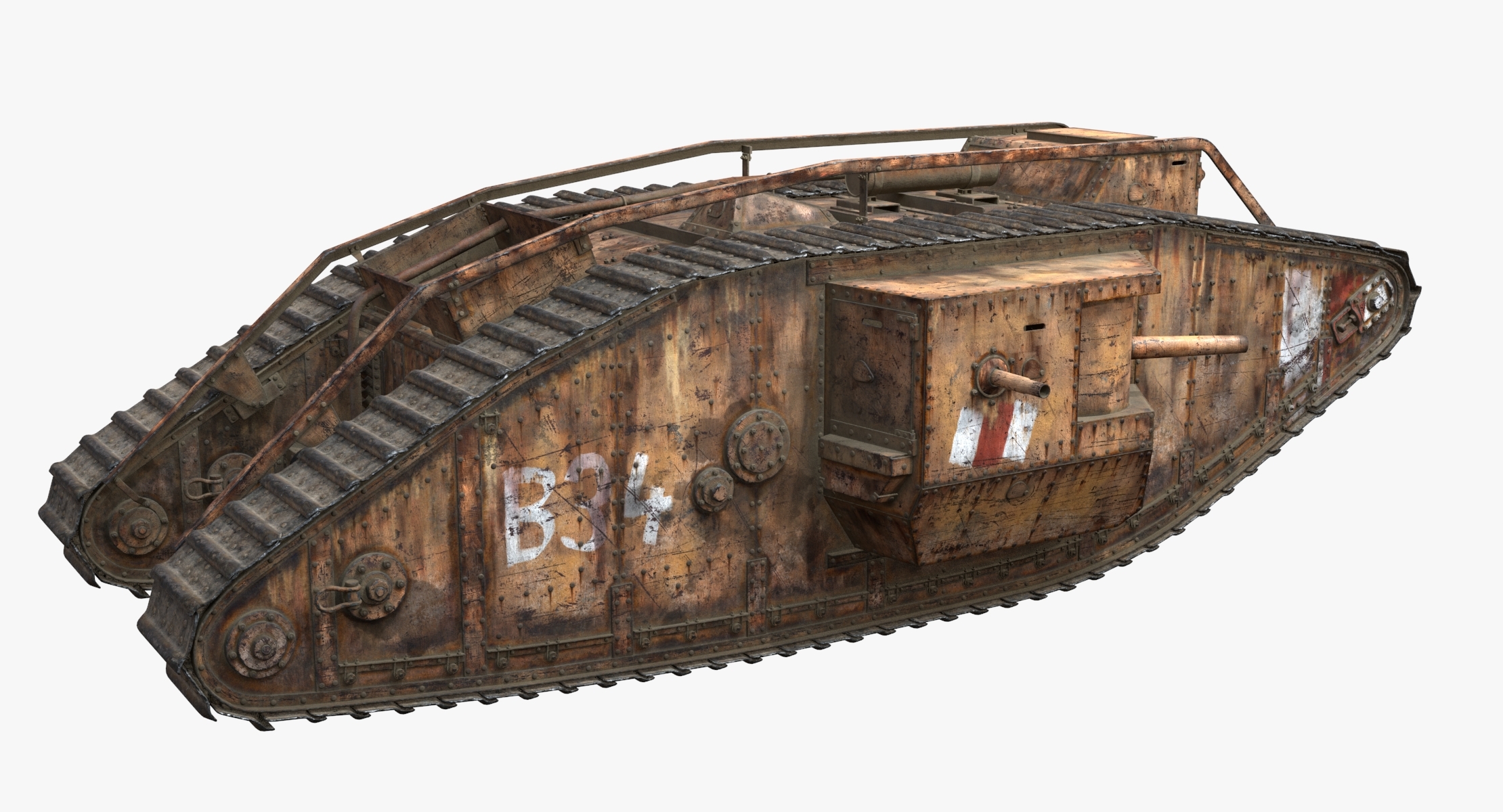 Mark iv wwi tank model - TurboSquid 1182836
