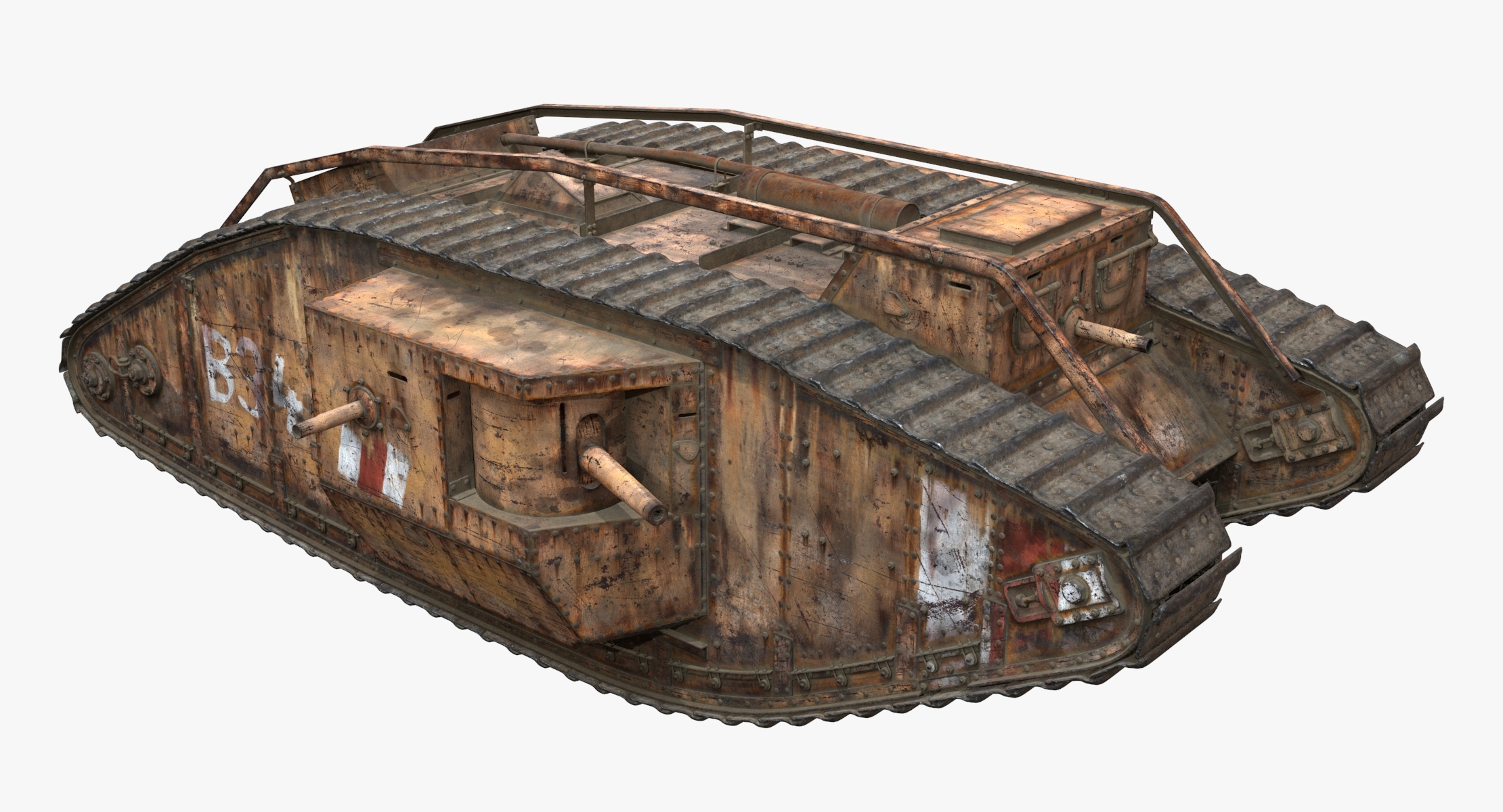 Mark iv wwi tank model - TurboSquid 1182836