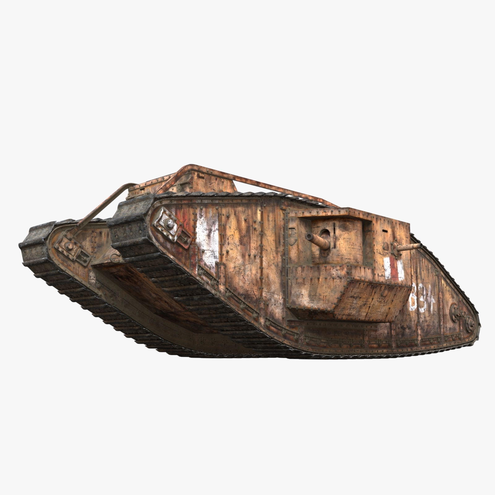 Mark iv wwi tank model - TurboSquid 1182836