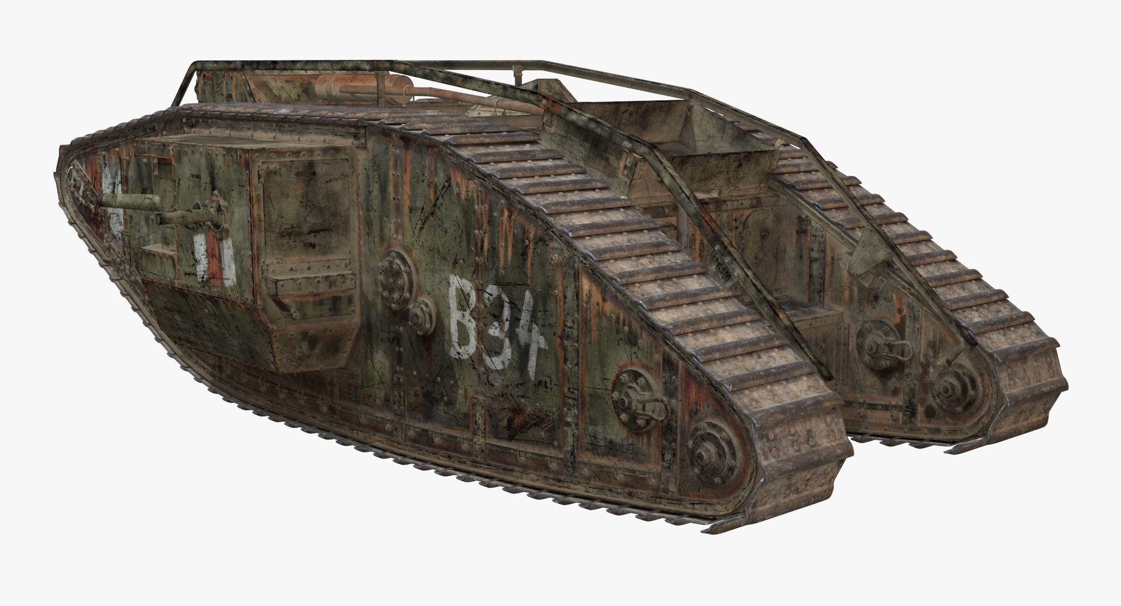 Mark iv wwi tank model - TurboSquid 1182836