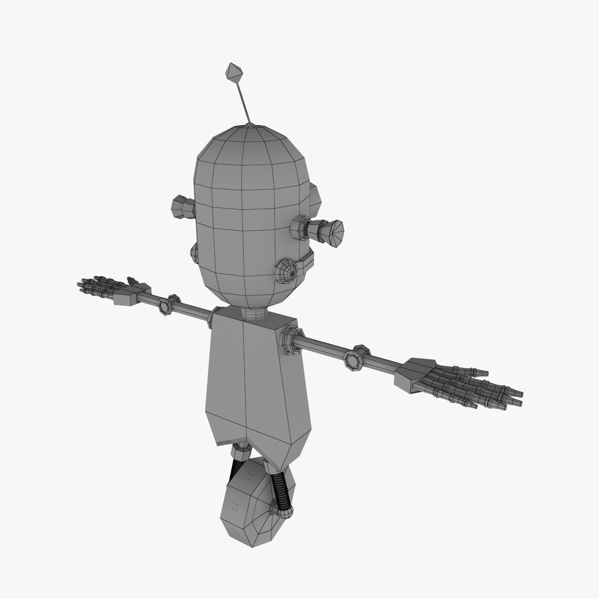 3d cartoon robot