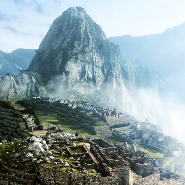 ancient mountain 3d model