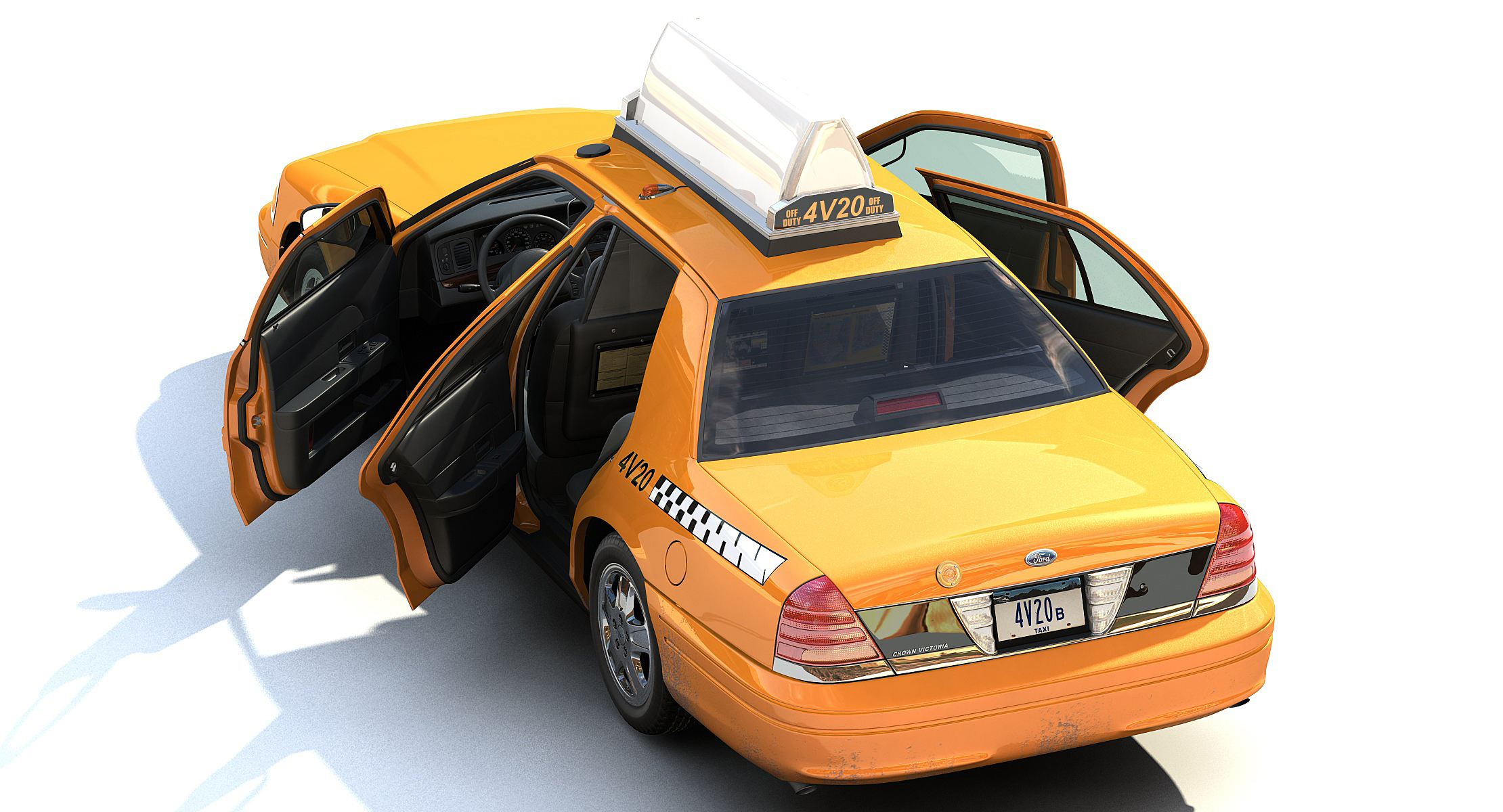 3d new york taxi model