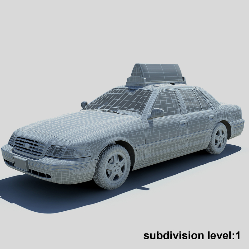3d new york taxi model