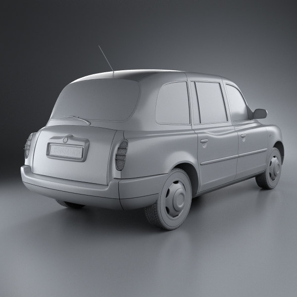 LTI TX4 London Taxi Modelo 3D - TurboSquid 625586