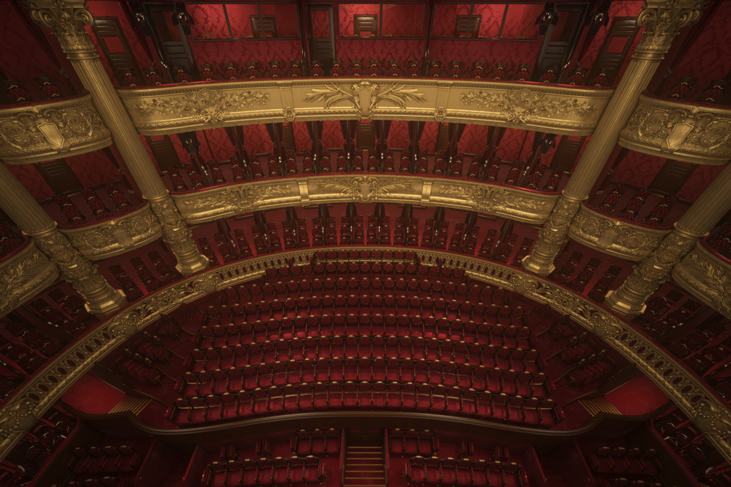 3D interior scene opera garnier - TurboSquid 1194044