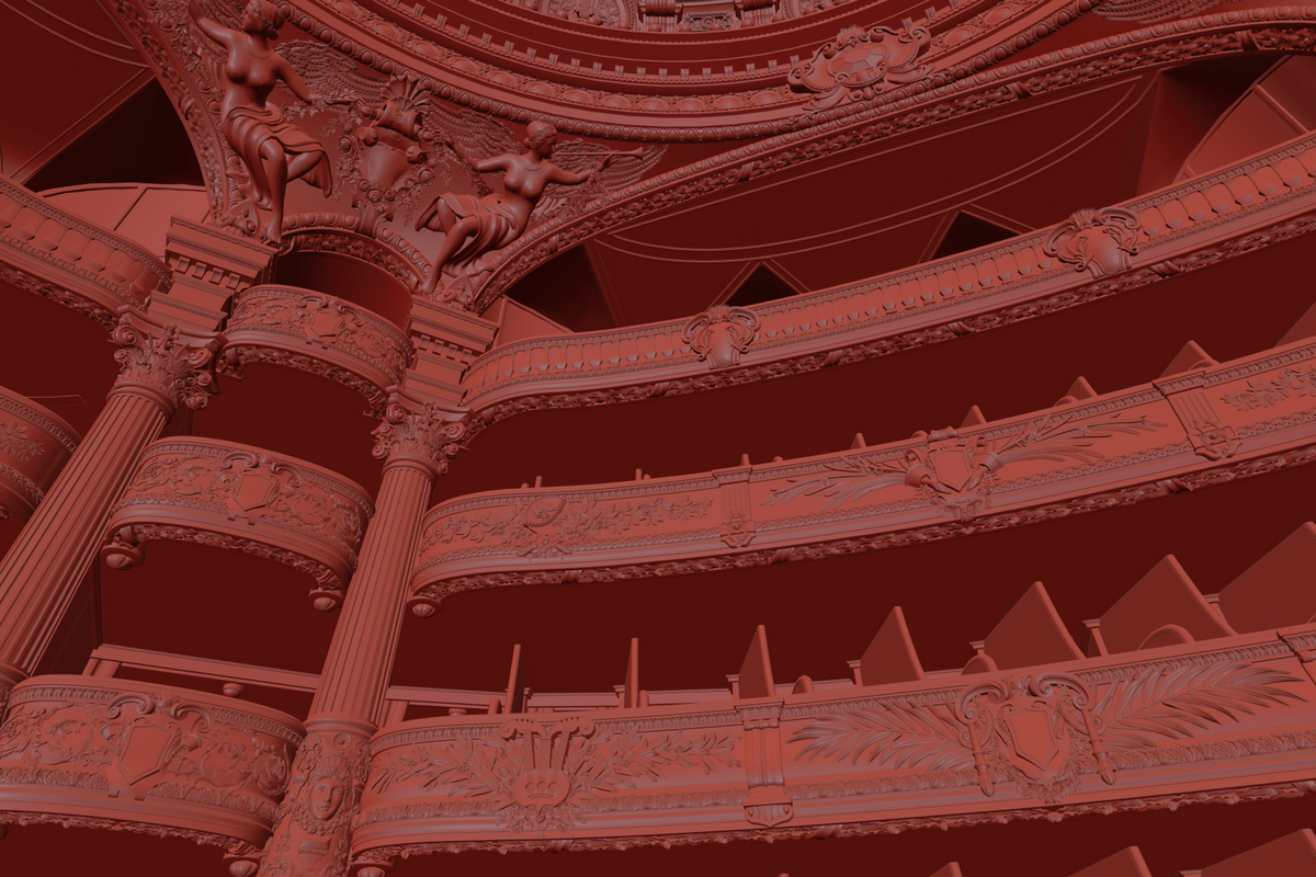 3D interior scene opera garnier - TurboSquid 1194044