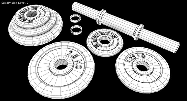 weights 3d model