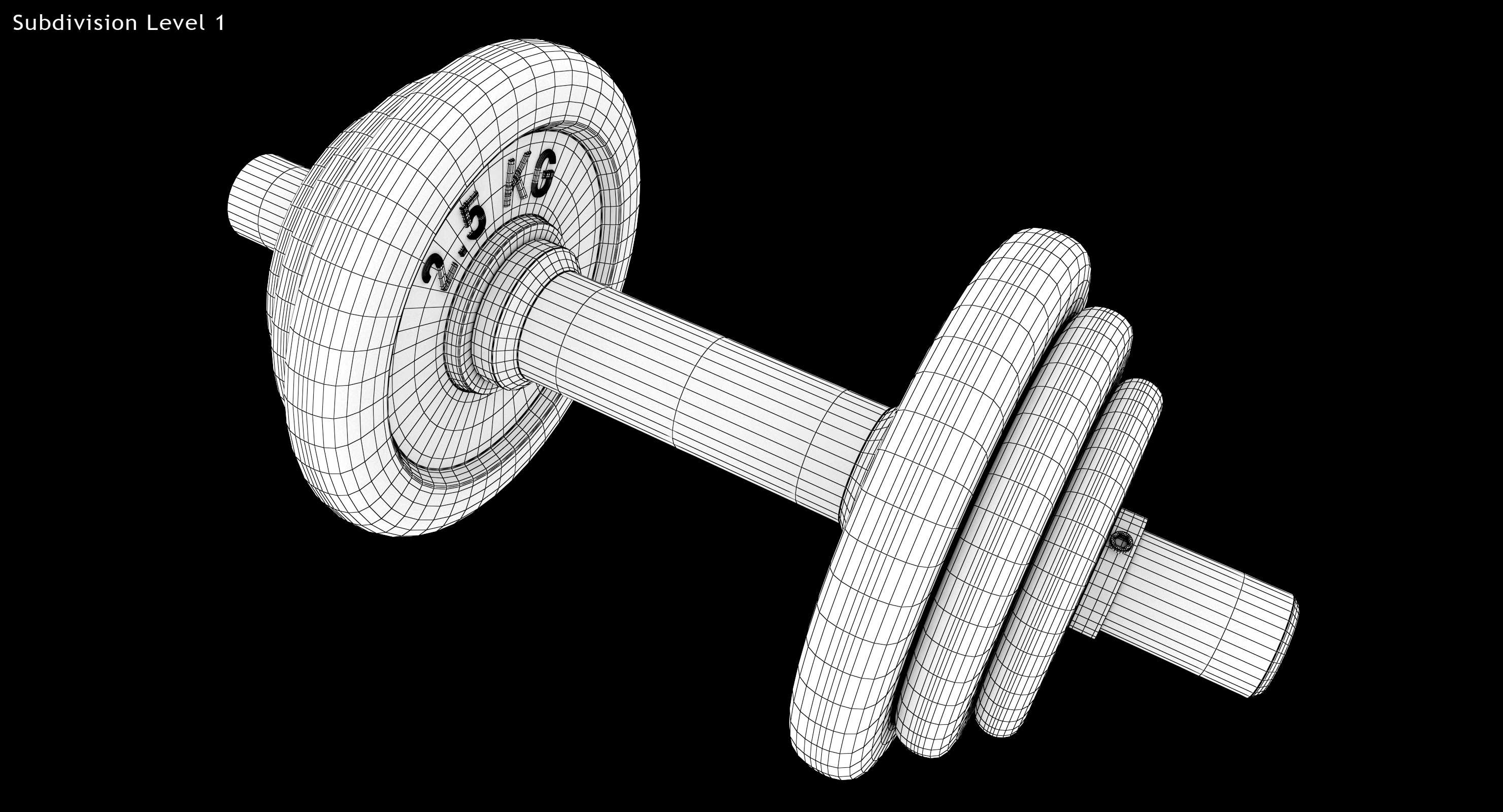 weights 3d model