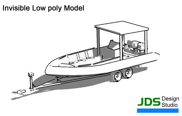 Building Revit Family boat scenery car