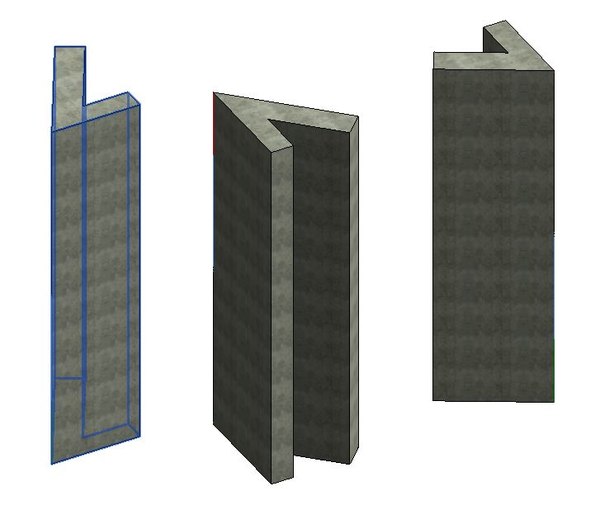 Building Revit Family column