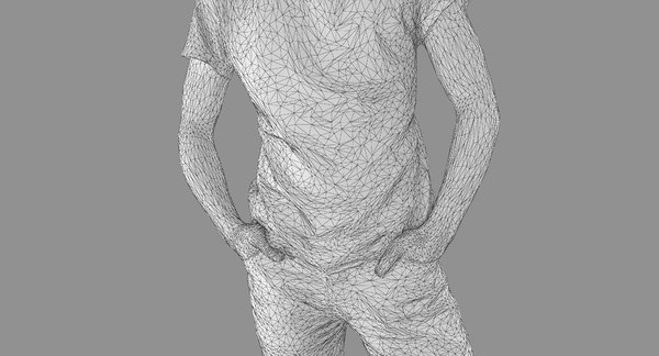 3d casual man model