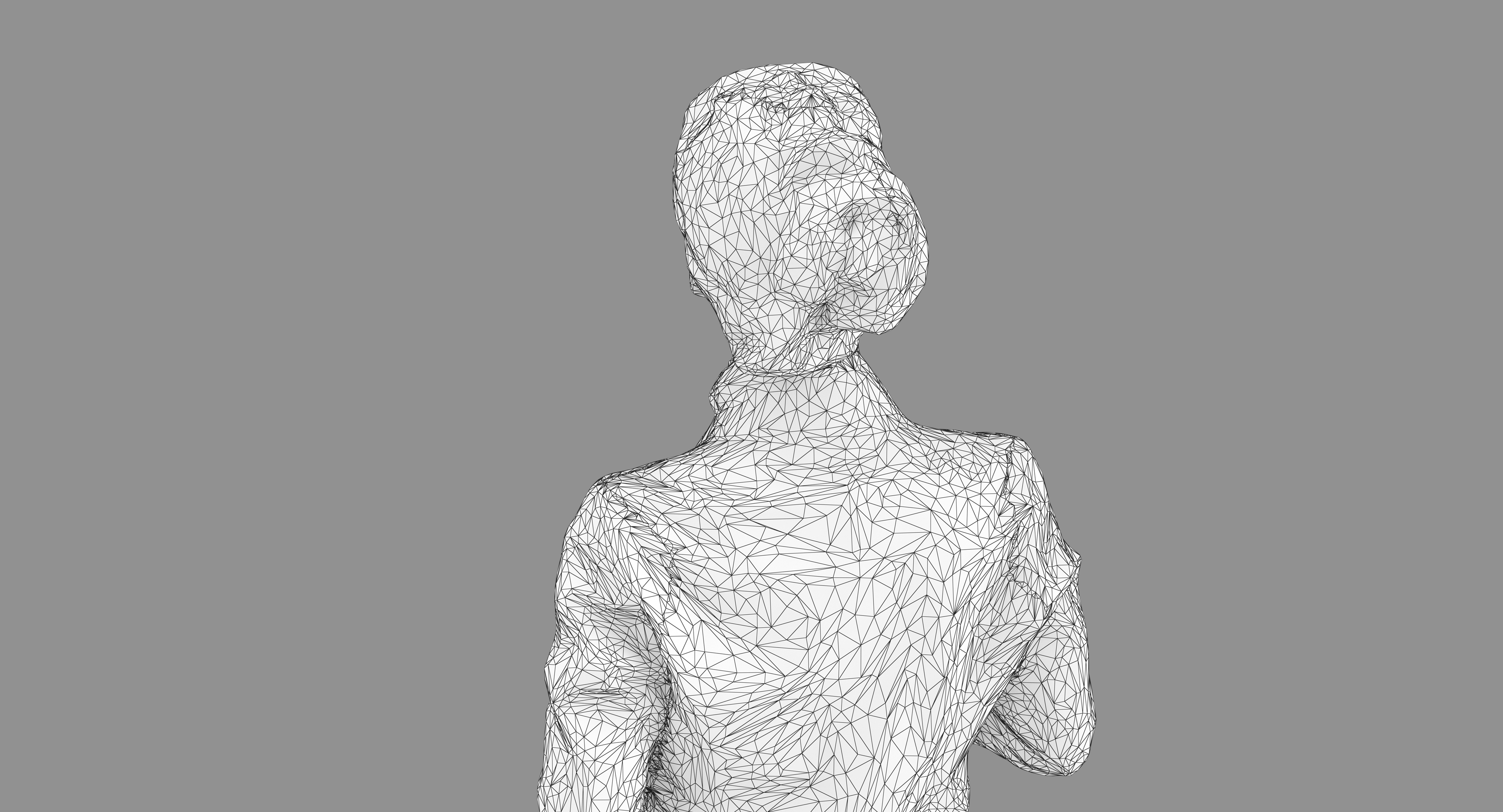 human body 3d model
