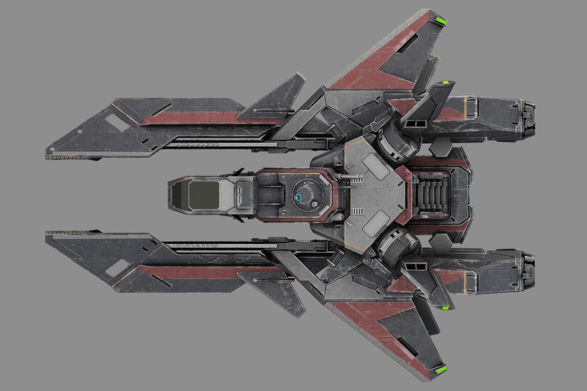 space spaceship 3d max