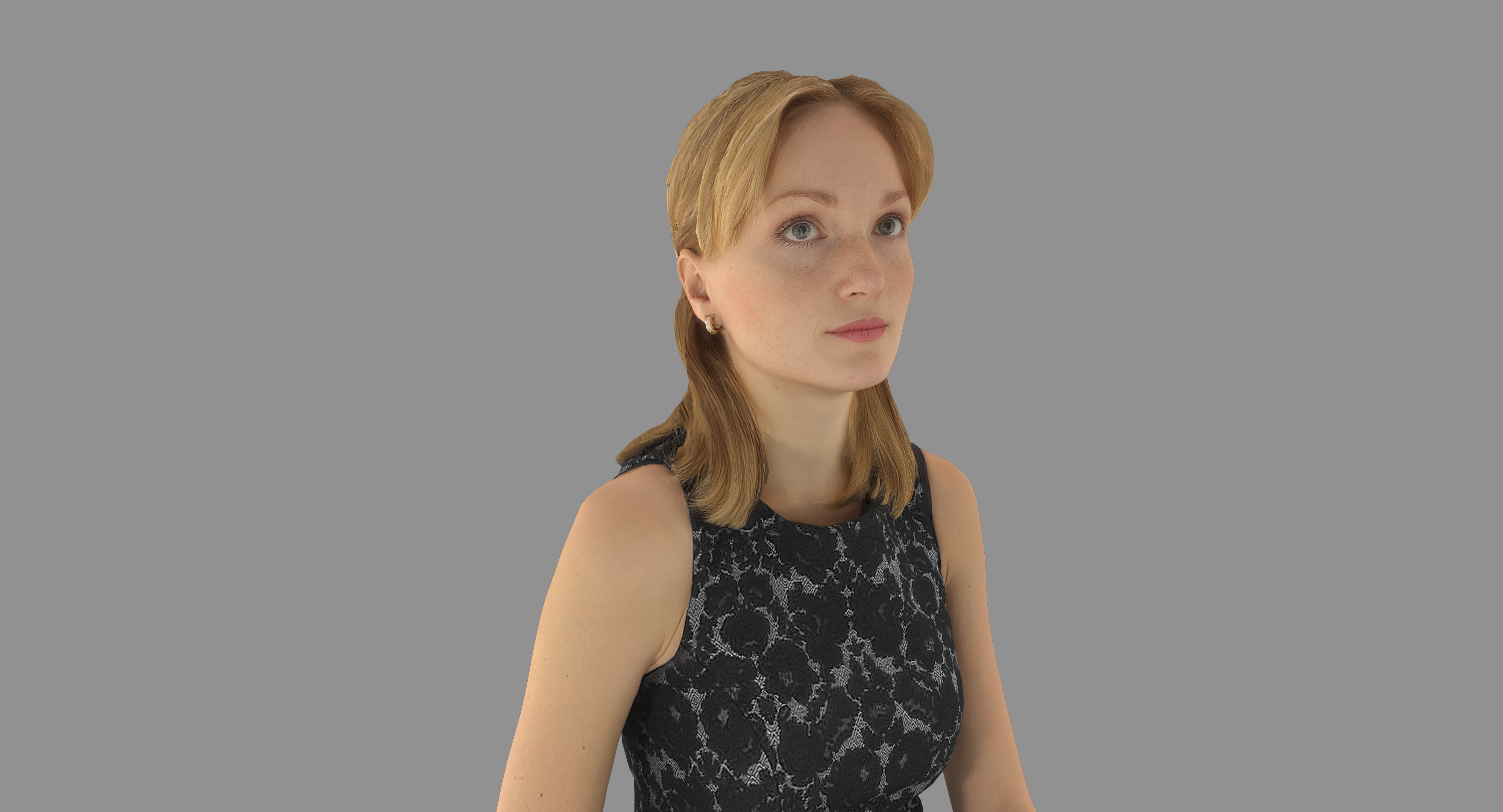 3d model woman female human