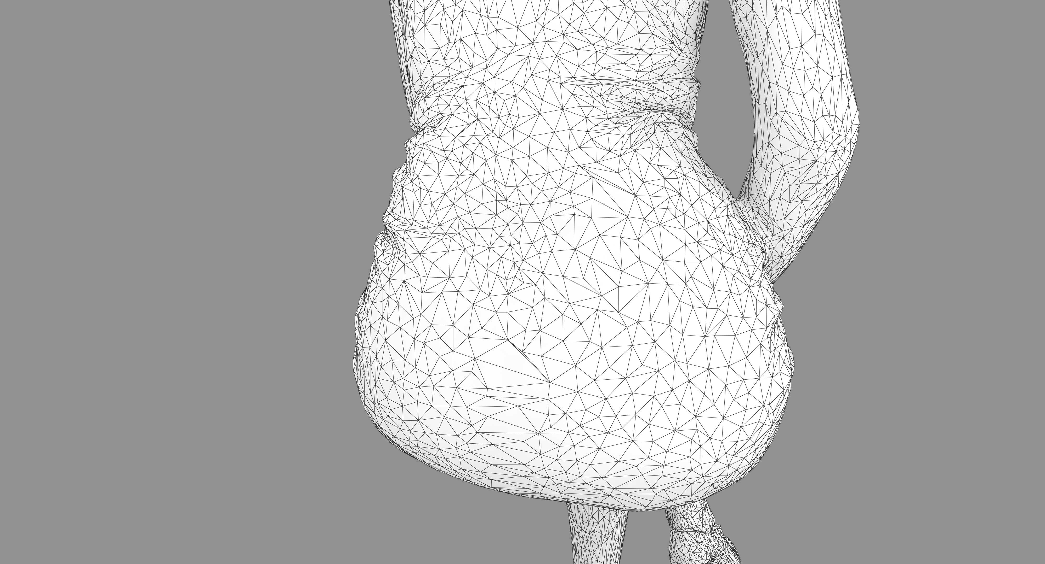 3d model woman female human