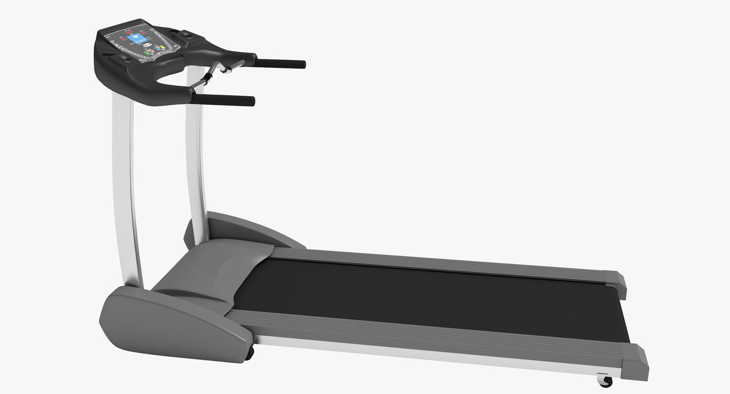 3d model treadmill gym fits