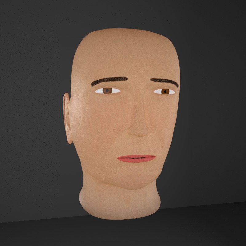 Texture JPEG head character sculpting