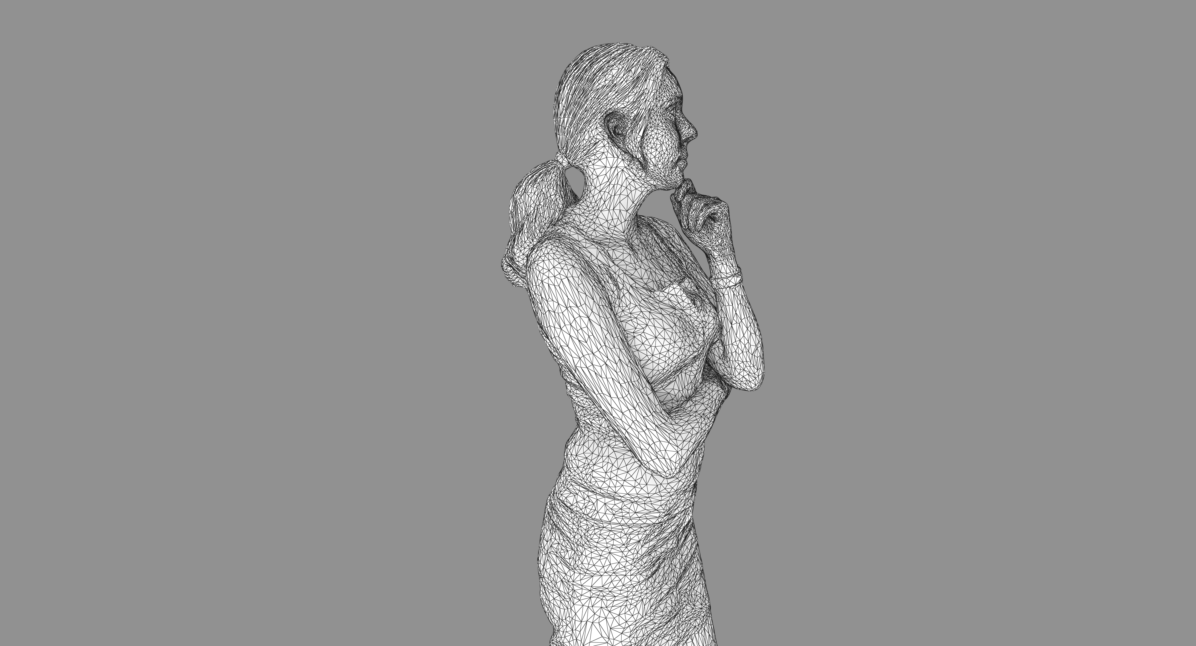 3d human modern body