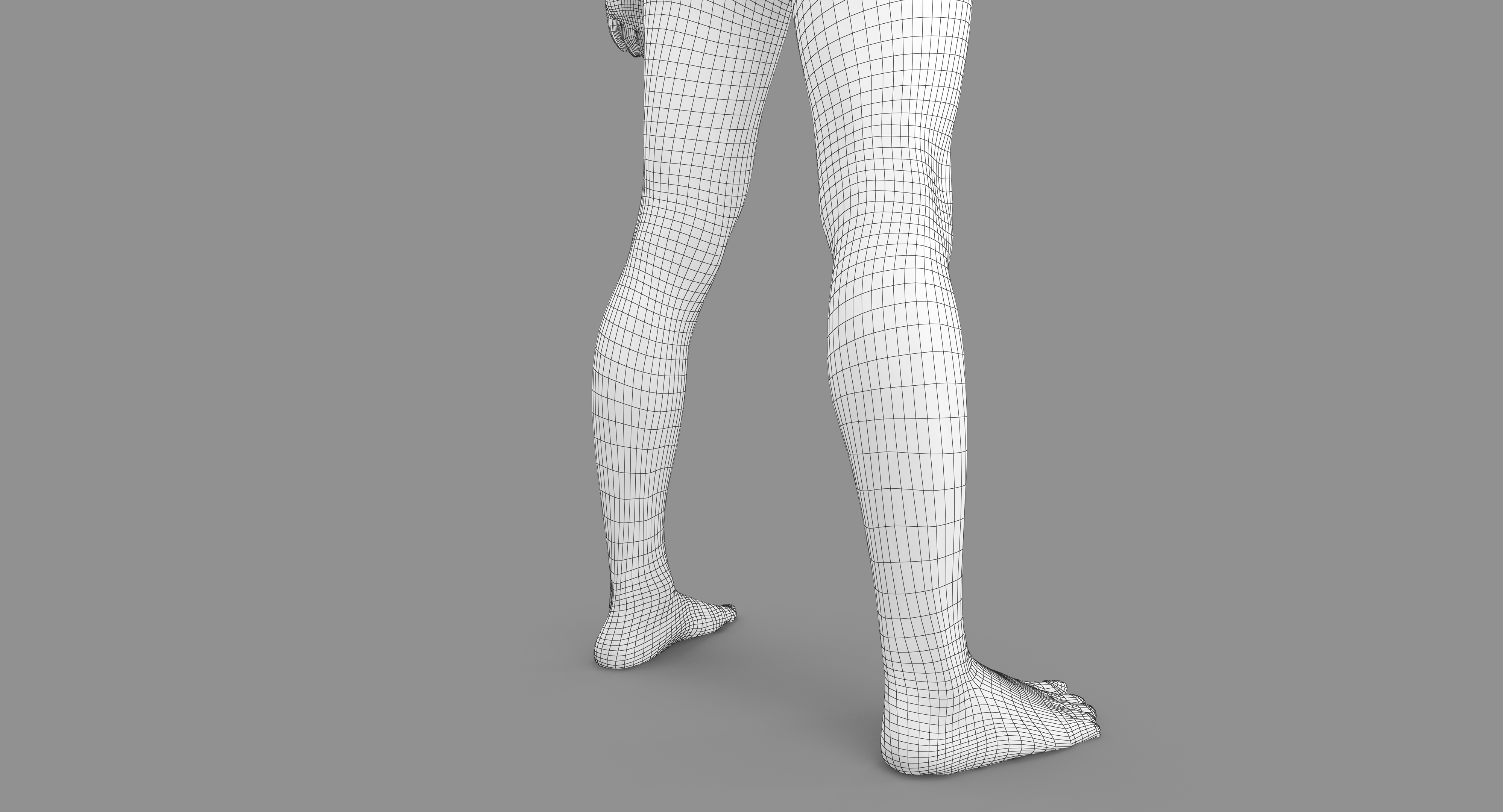 human rigging ready 3d model