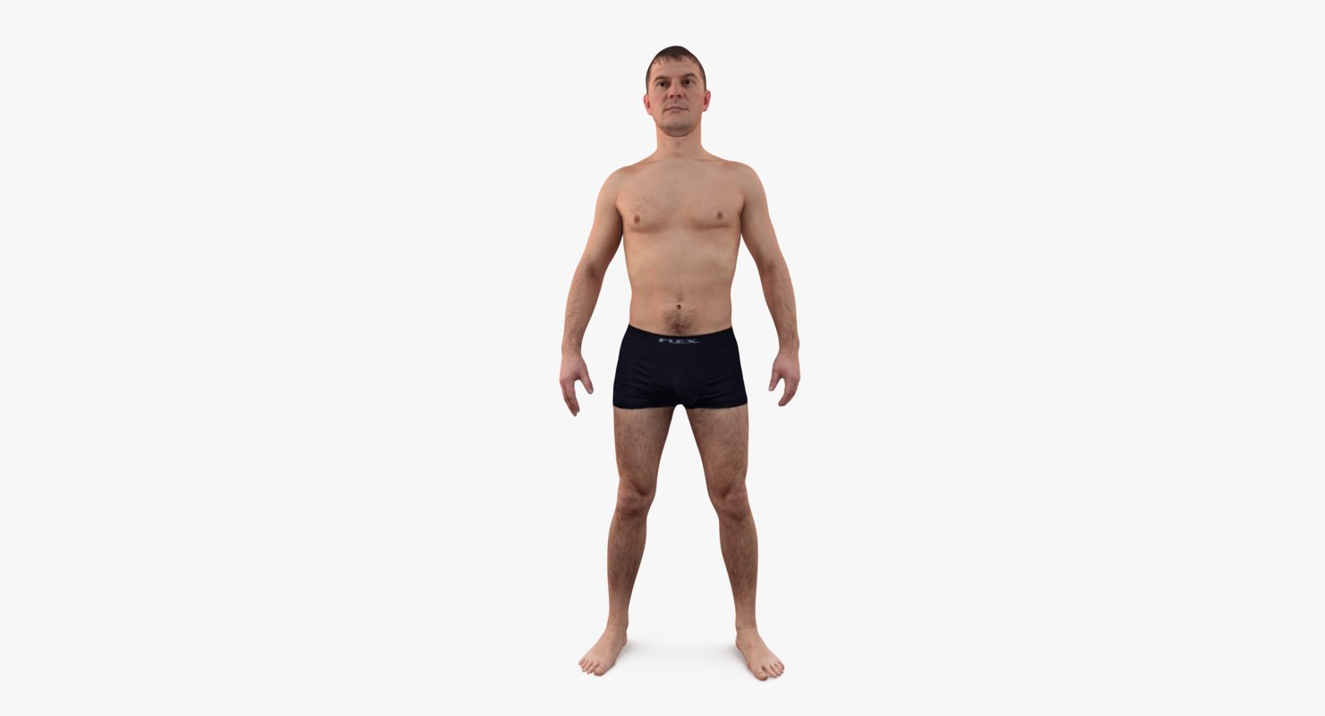 human rigging ready 3d model