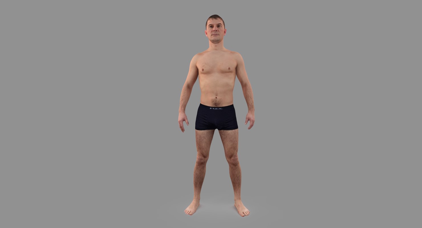 human rigging ready 3d model