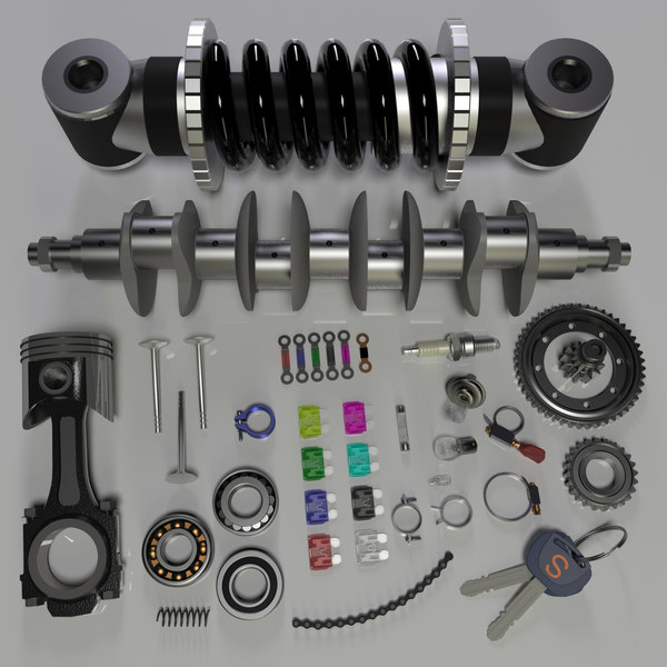 3d piston combustion engine model