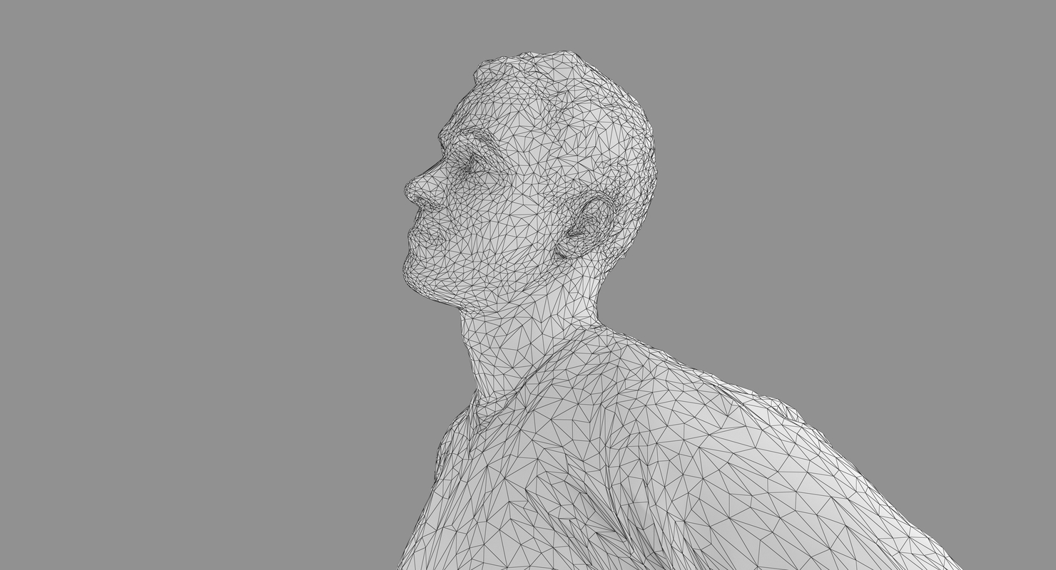 human body 3d max