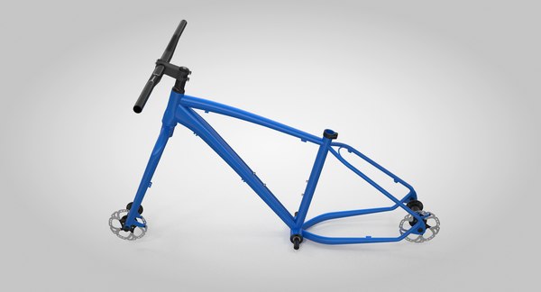 3d mtb frame model