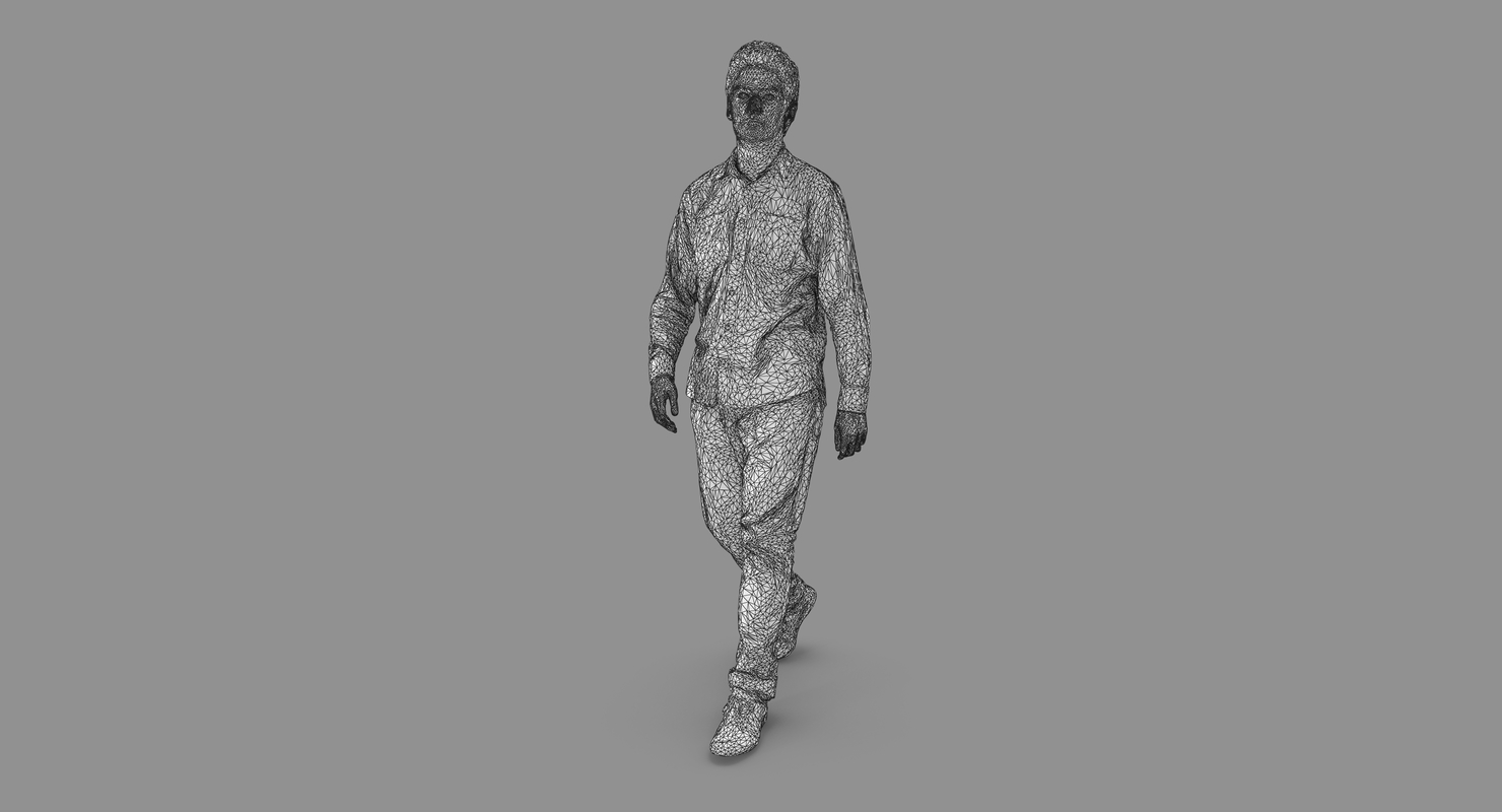 human body 3d model